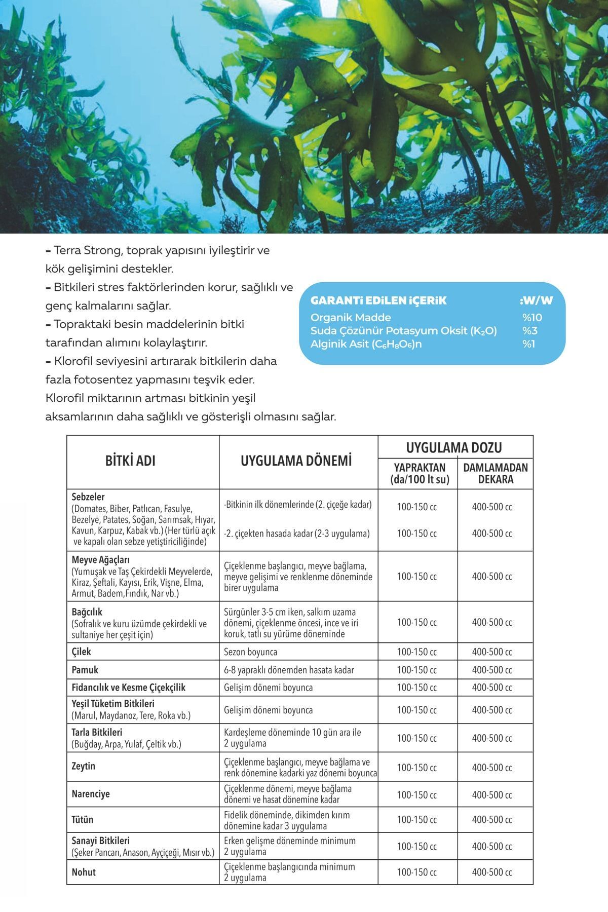 TerraOrga Terra Strong Sıvı Deniz Yosunu 5 Lt - Fiyatı, Yorumları