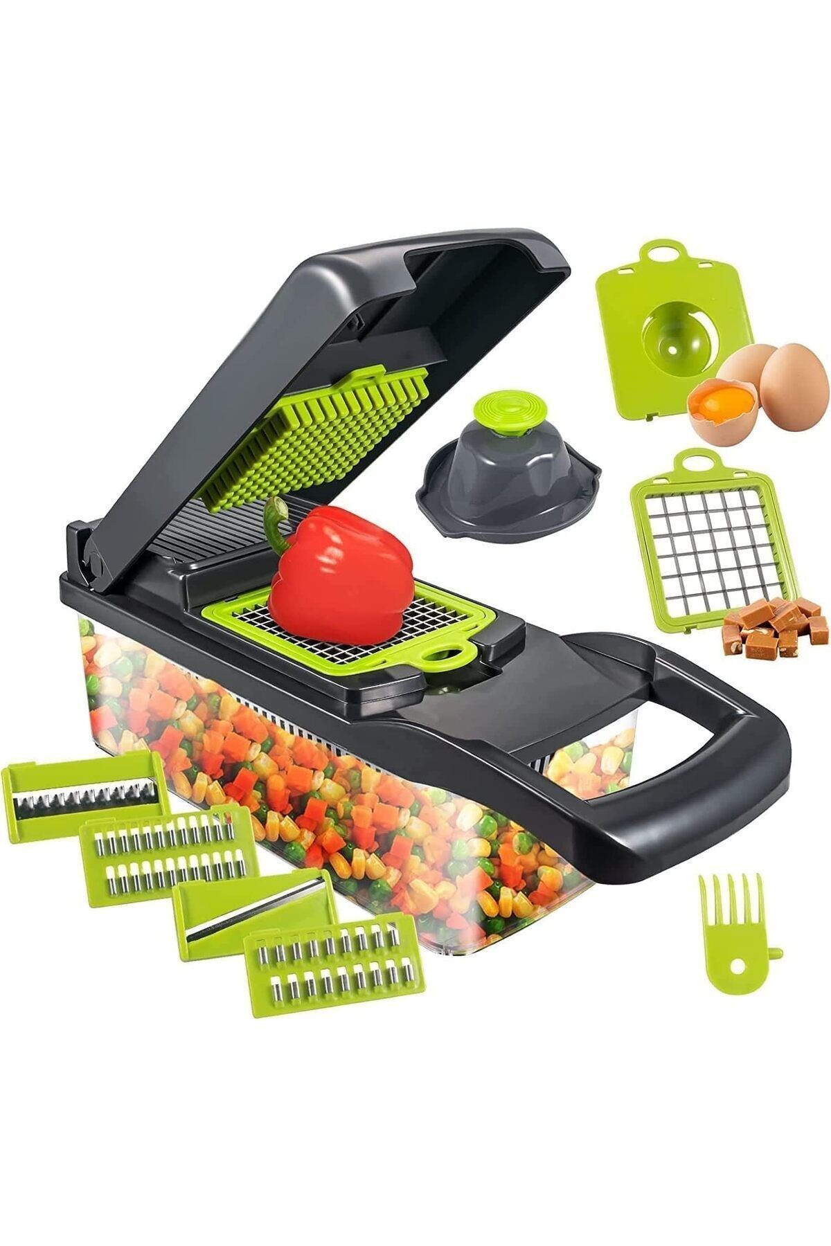Genel Markalar Sebze Doğrayıcı, Pratik Sebze Dilimleyici, Çok Amaçlı ...