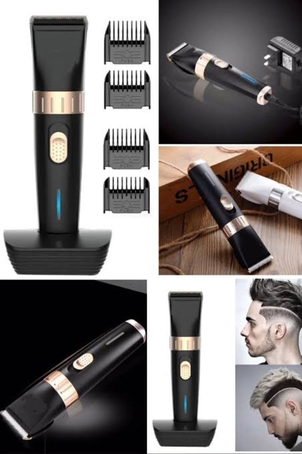 WELL POWER Profesyonel Salon Tipi Standtlı Saç Tıraş Makinesi 8 ...