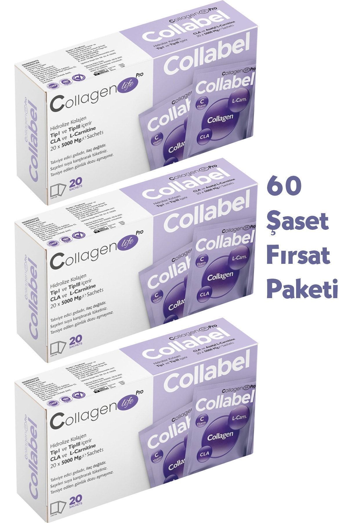 Collagen Life Pro Collabel 60 Şaset Fiyatı, Yorumları - Trendyol