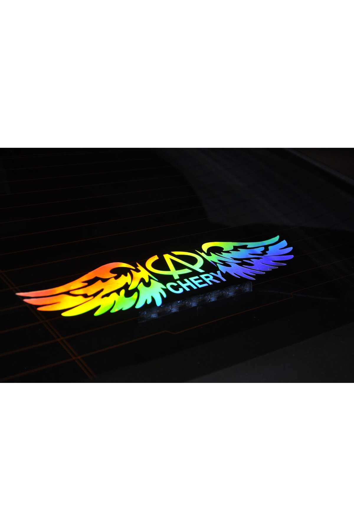 هوم ملصق شعار CHERY Hologram Wing - ملصق متوافق مع ملحقات السيارات ...