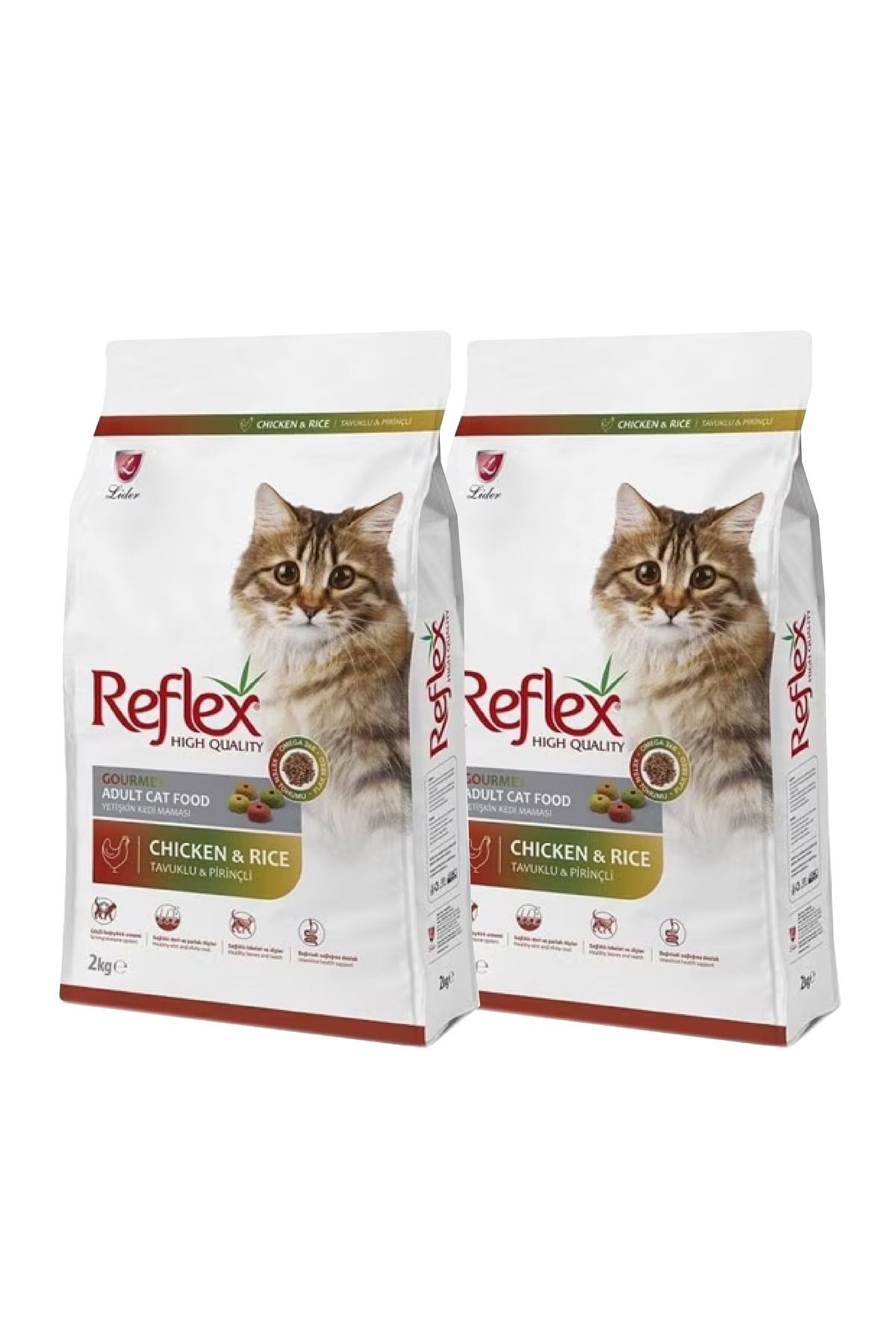 Reflex Multi Color Tavuklu Yetişkin Kedi Maması 2 kg 2 Adet Fiyatı ...