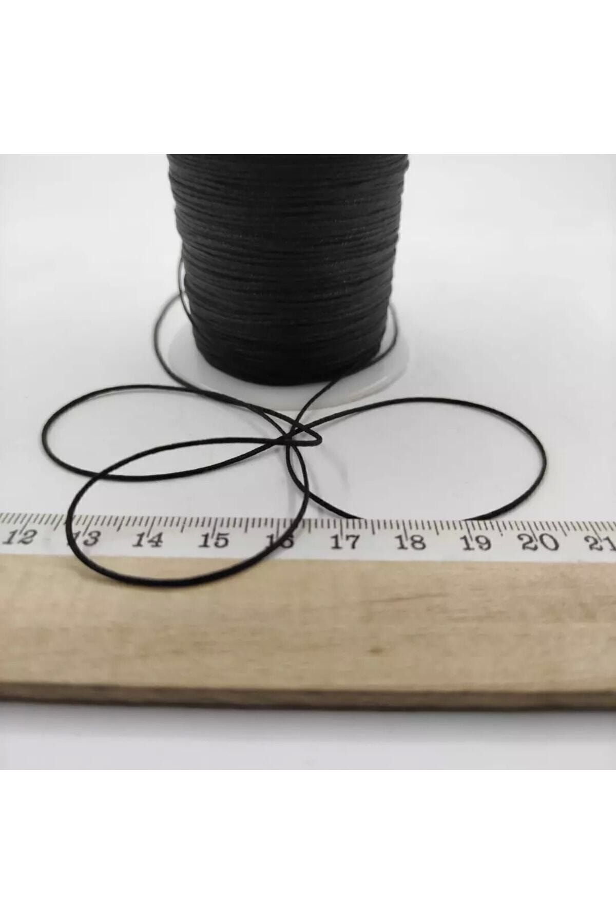 ztt 0.80 Mm Paraşüt Ipi , Bileklik Ipi, Siyah Renk (1M) – Örgü Ipi ...