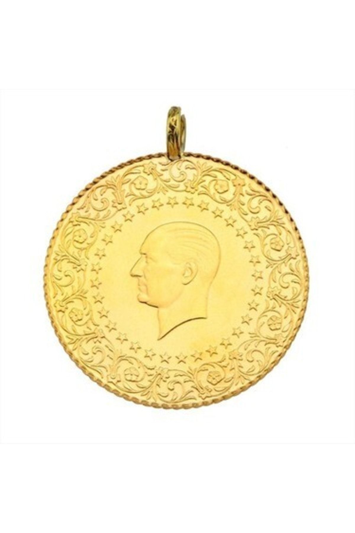 Day Cumhuriyet 22 Ayar Altin Görünümlü Ata Tam Kolye Ucu Fiyatı ...