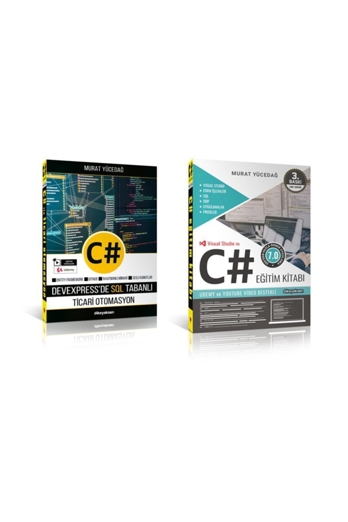 Dikeyeksen C# Eğitim Kitabı + C# Ile Devexpress'de Sql Tabanlı Ticari Otomasyon 2'li Set ...