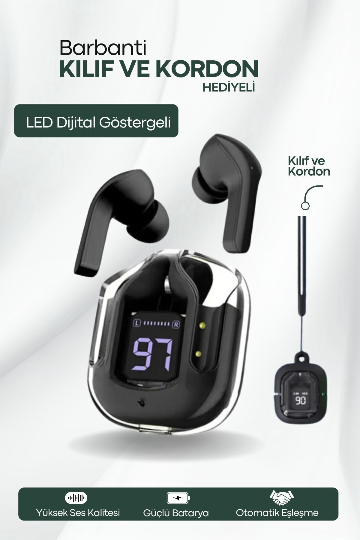 Barbanti Mobile Dokunmatik Kulakiçi Bluetooth Kulaklık Bt V5.3 Dijital ...