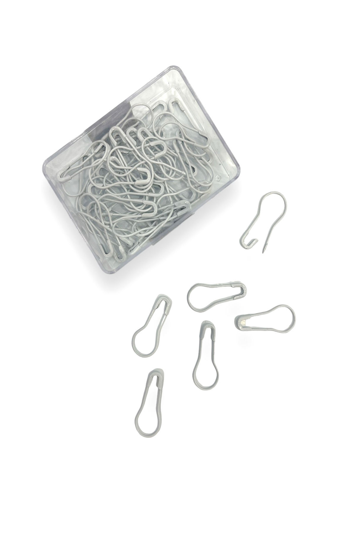 Oren Turkey Mini Armut Model Çatal Iğne 50 Adet 2cm Çengelli Gümüş Renk ...