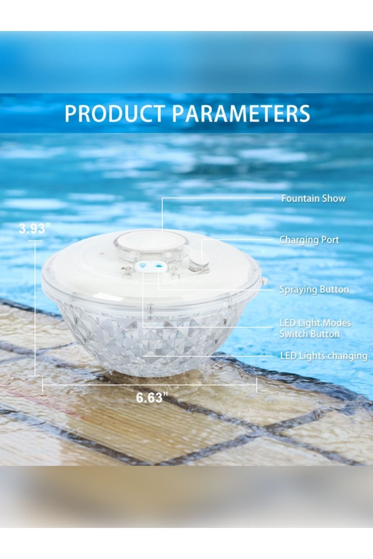 Aquativ RGB Led Işıklı Fıskiye Fiyatı, Yorumları - Trendyol