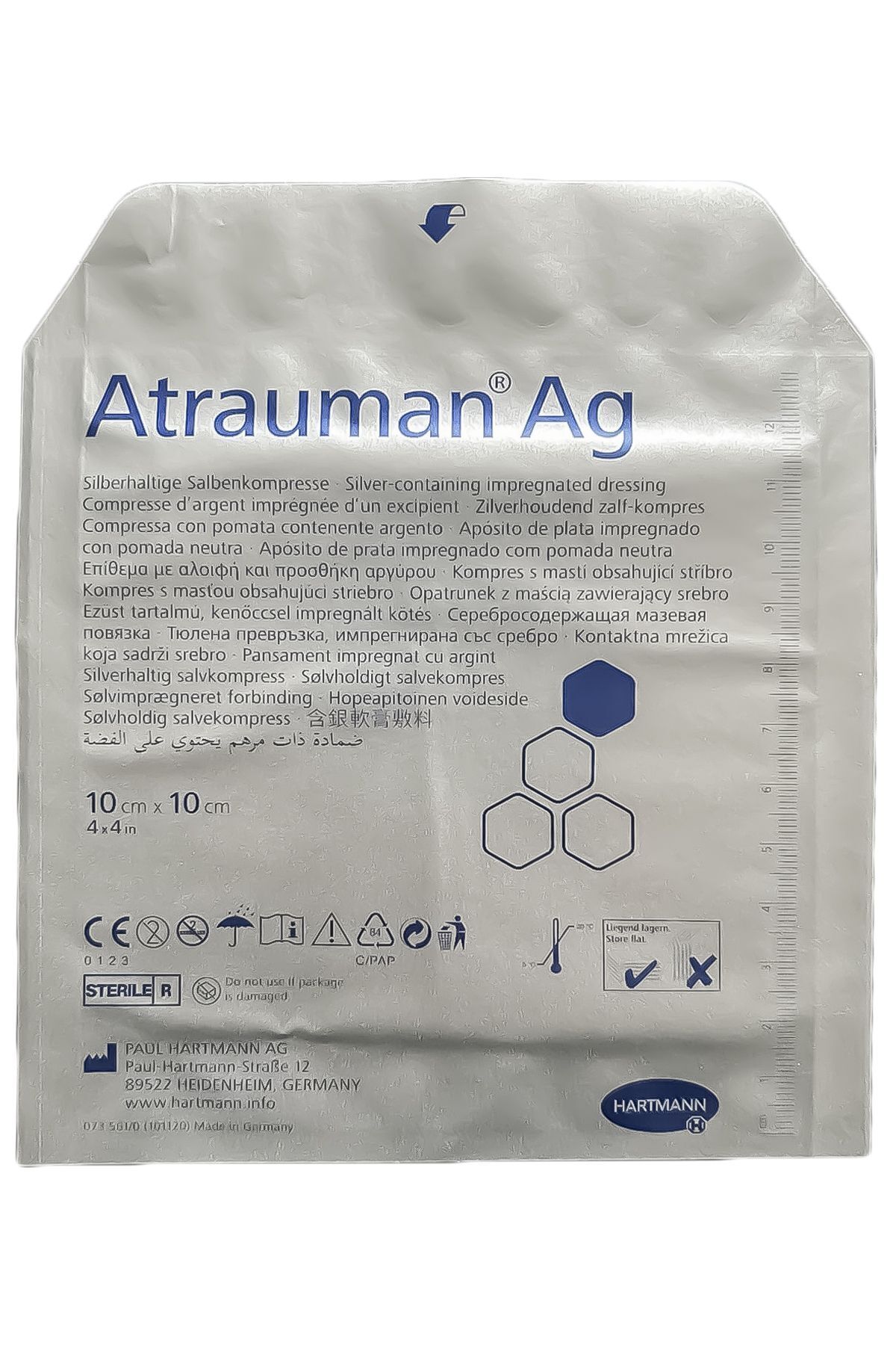 Hartmann N Atrauman Ag 10x10 Gümüş Içerikli Yara Örtüsü - 1 Adet ...