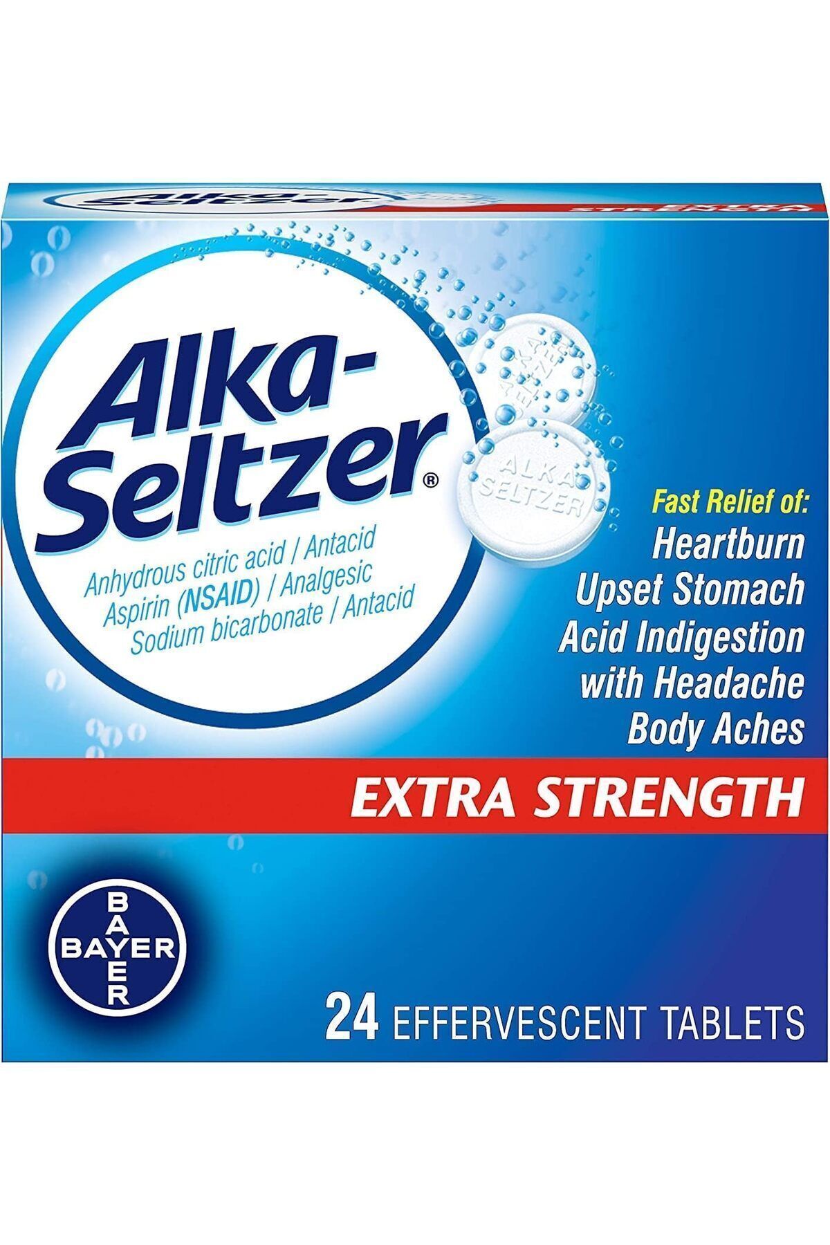 Bayer Alka Seltzer Extra Strength 24 Tablet - Fiyatı, Yorumları