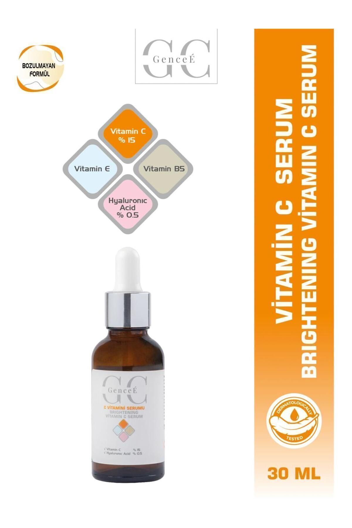 GenceE C Vitamini Aydınlatıcı Ve Ton Eşitleyici Cilt Serumu 30 ml (%15 ...