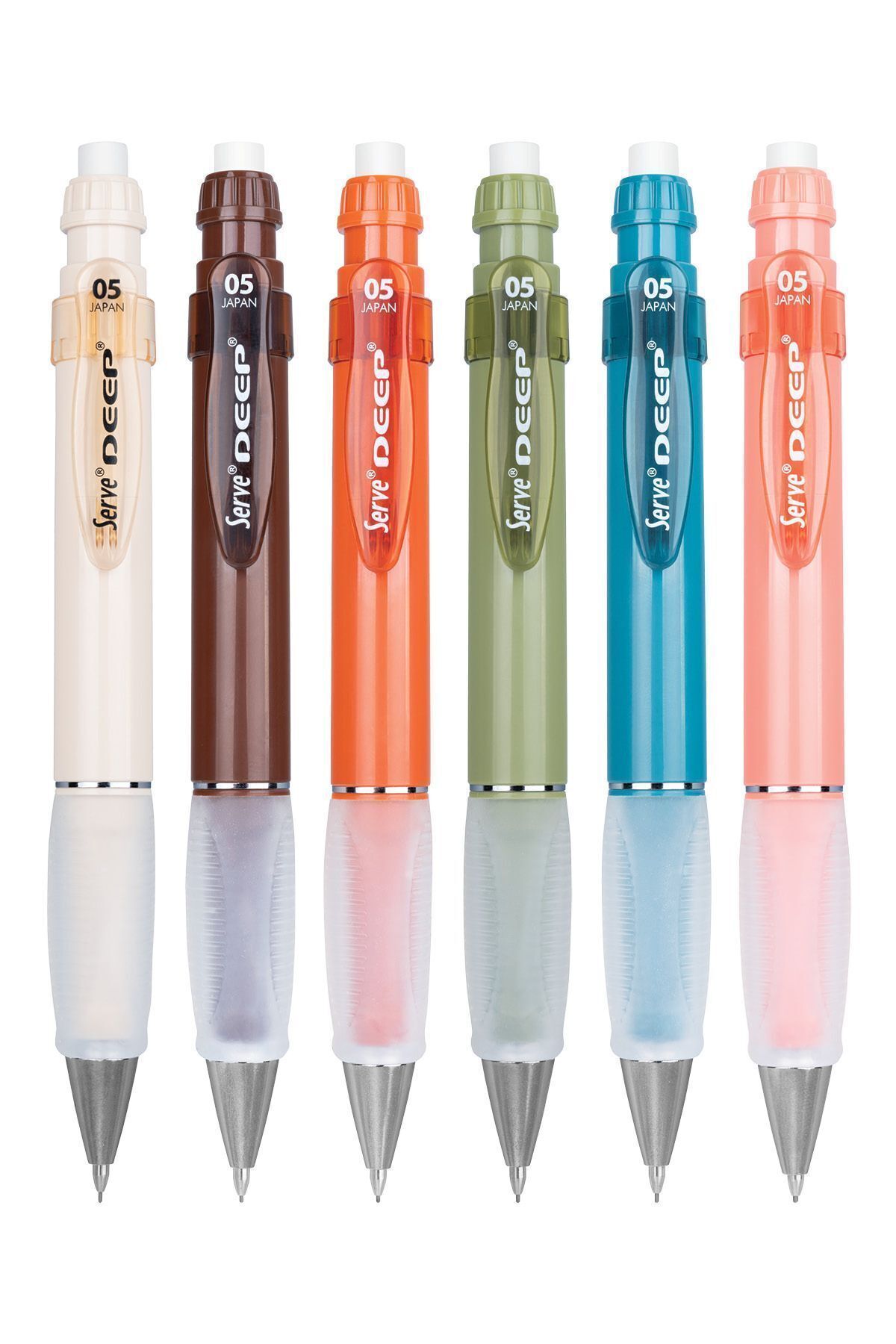 Serve Deep Uçlu Kalem Toprak Tonları 0.5mm 6'lı Set - Fiyatı, Yorumları