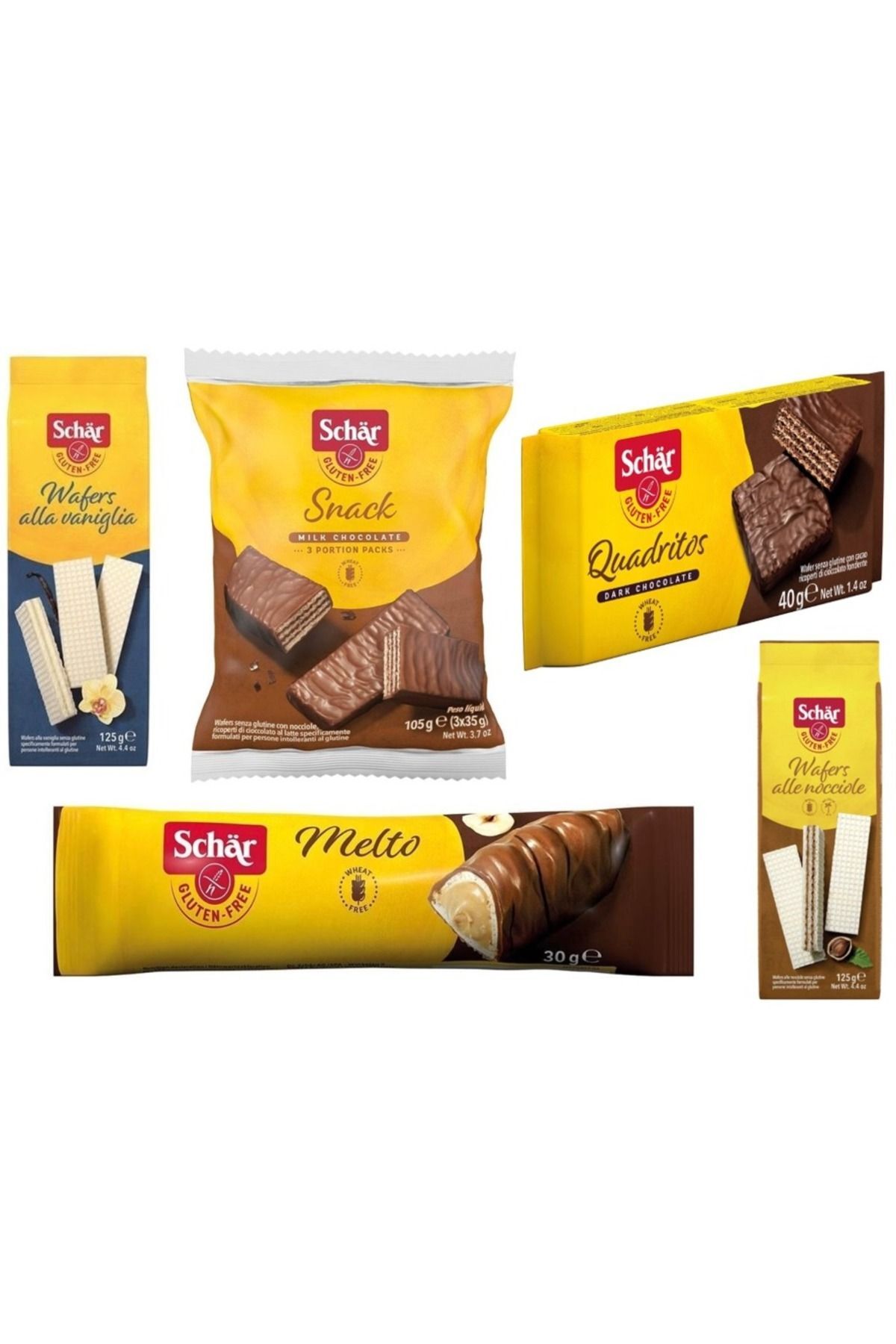 Schark Vanilyalı Gofret-Wafers Fındıklı-Quadritos Gofret-Snack Çikolata ...