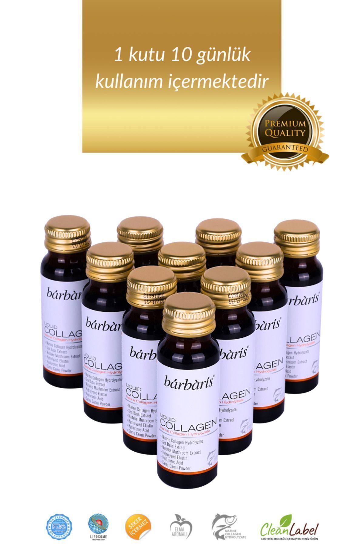 Barbaris 10 50ml Type1 And Type3 100 Pure Fish Collagen Elastini Skin ...