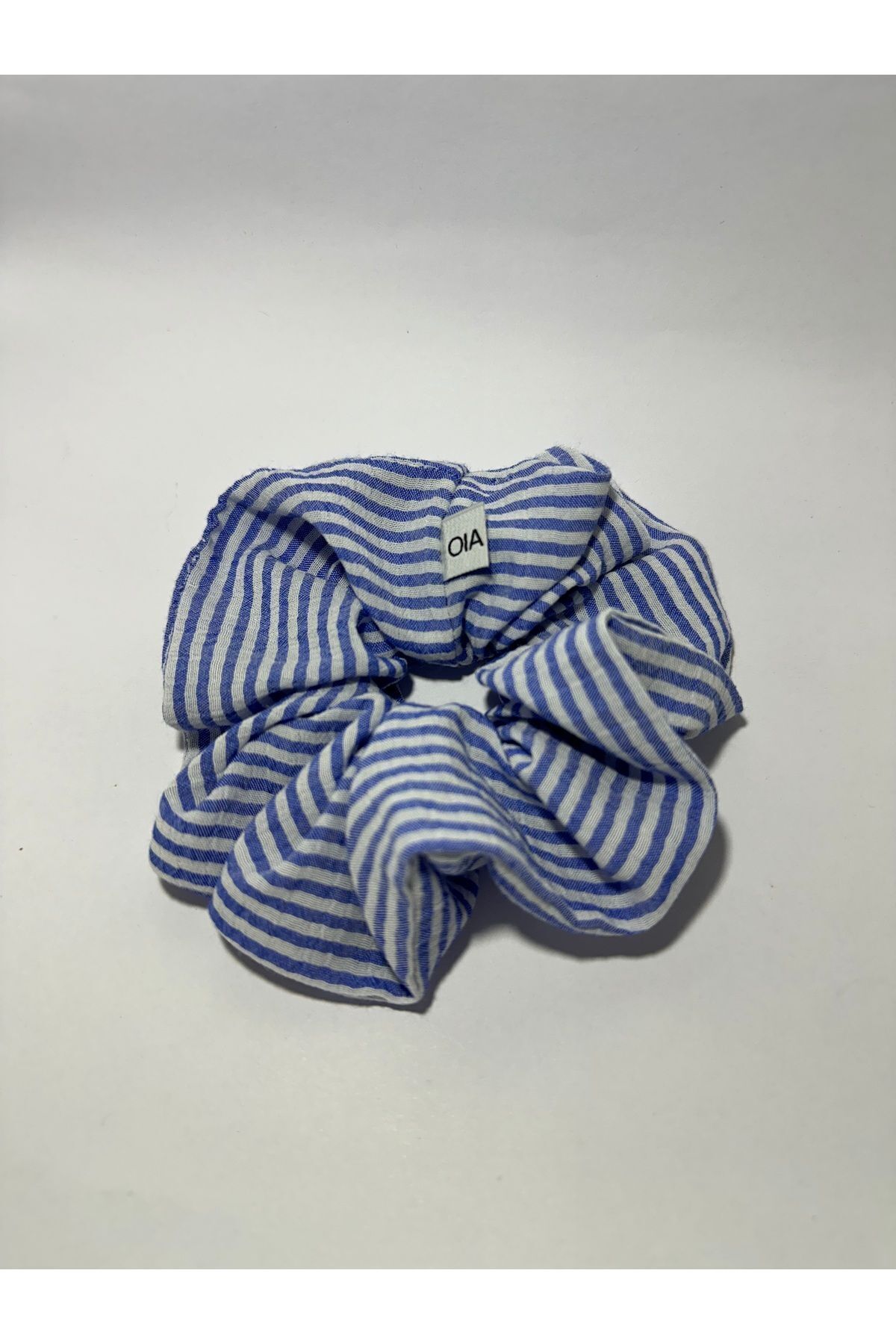 OIA Atelier Mavi Çizgili Scrunche Simit Lastik Toka - Fiyatı, Yorumları