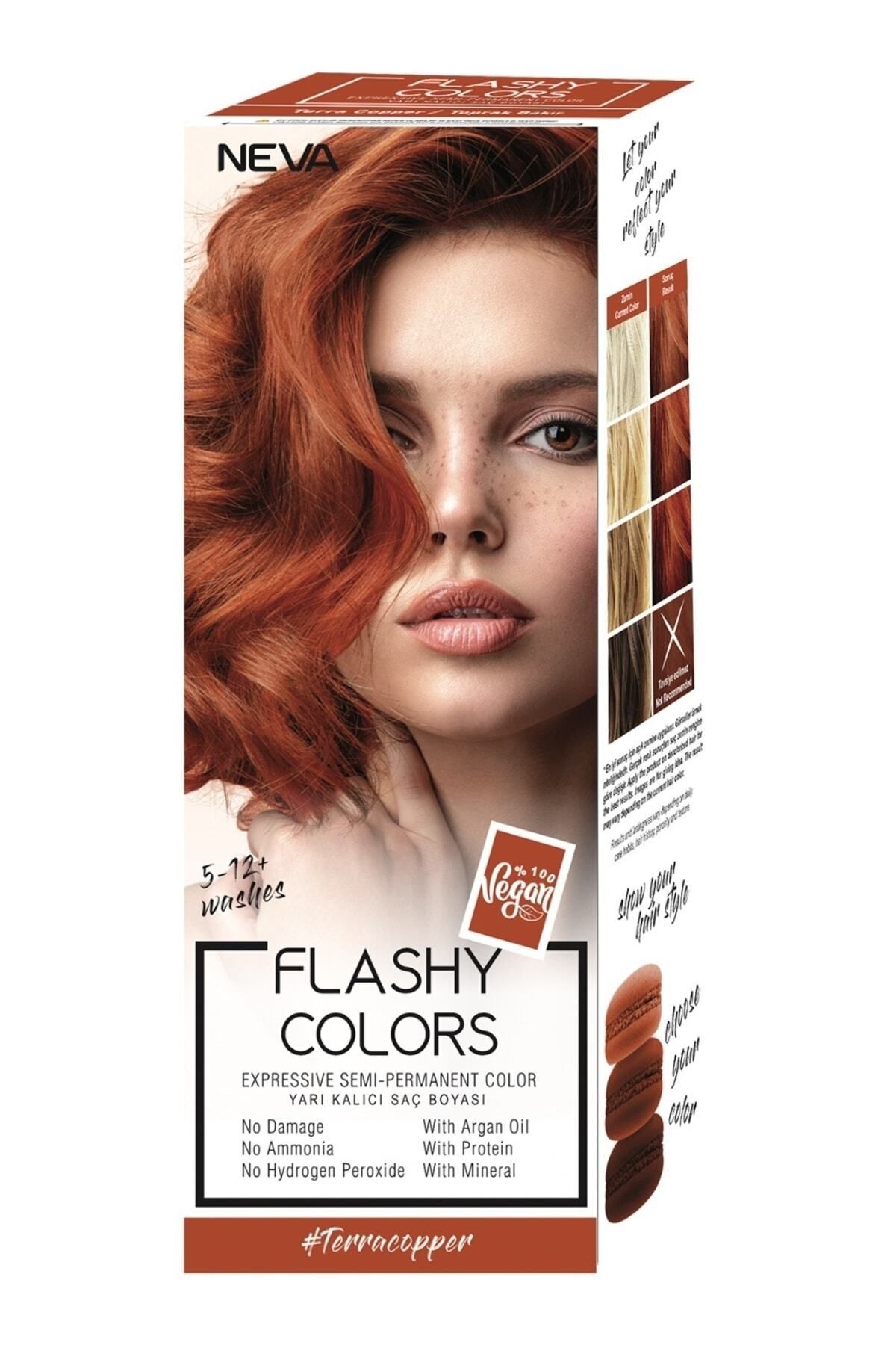 Flashy Colors Flashy Color Toprak Bakır 100ml Vegan Direkt Uygulanan ...