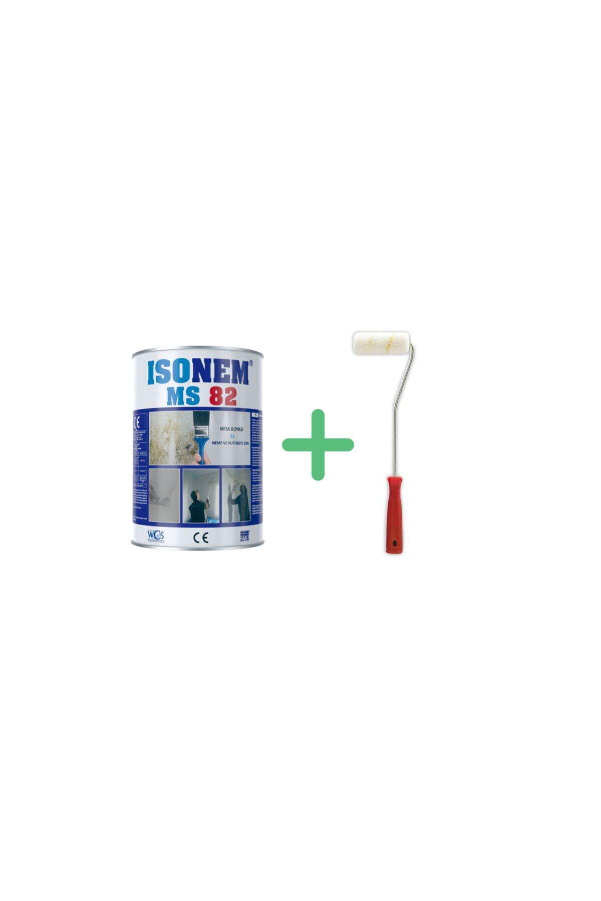Isonem MS 82 Nem Küf ve Rutubet boyası 1 KG ve Parmak Rulo Hediye ...