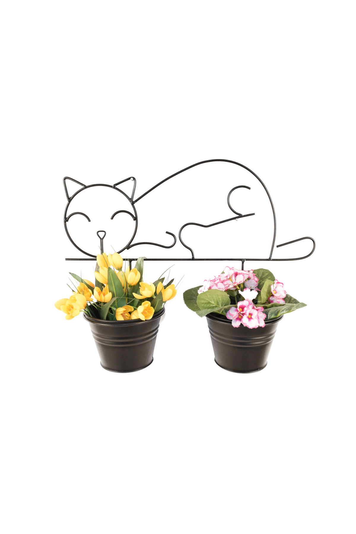 Garten Zink Kedi Duvar Saksı İki Kovalı Siyah Fiyatı, Yorumları - Trendyol