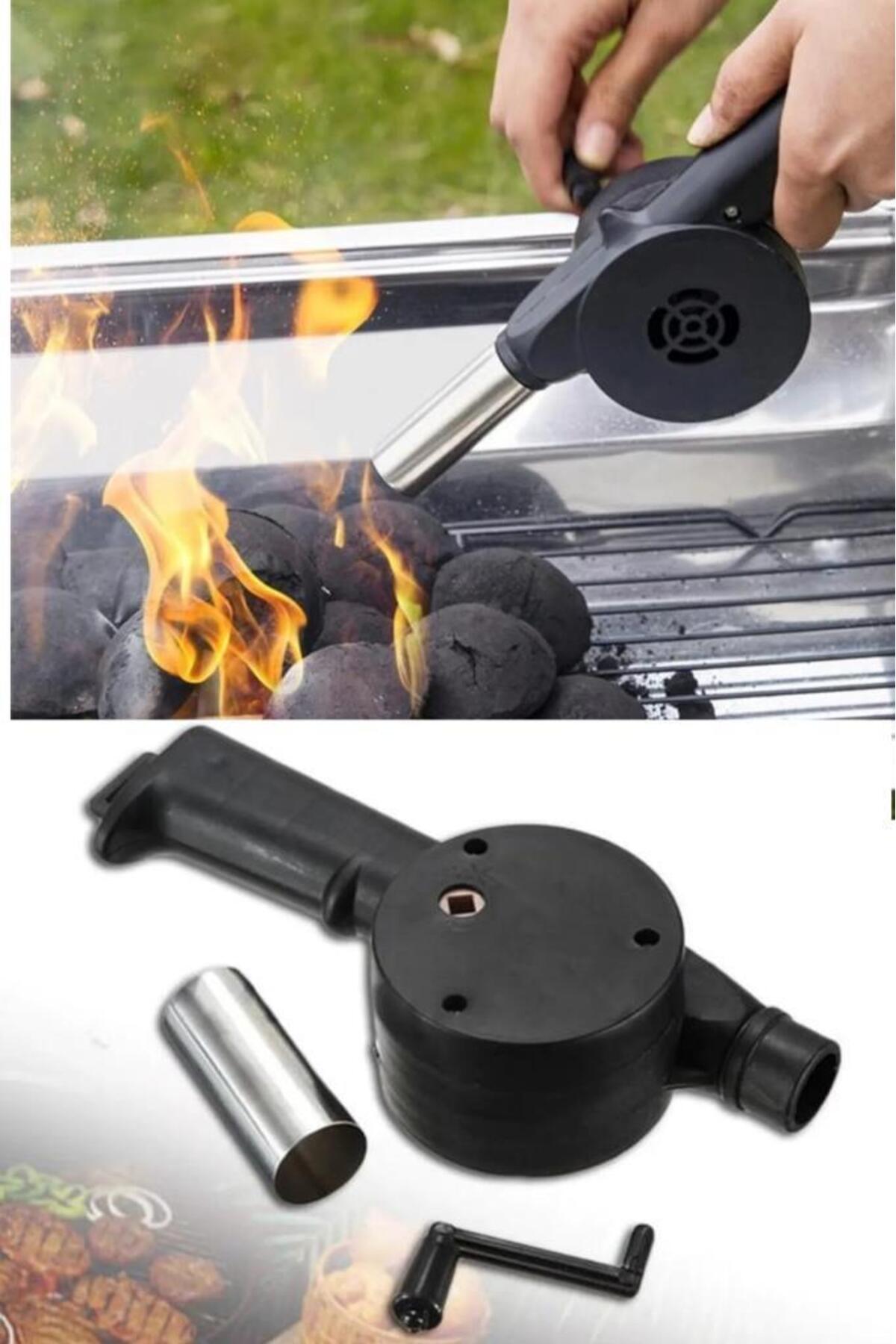 OptaPro Mangal Fanı Ateş Yakma Barbekü Soba Semaver Odun Kömür ...