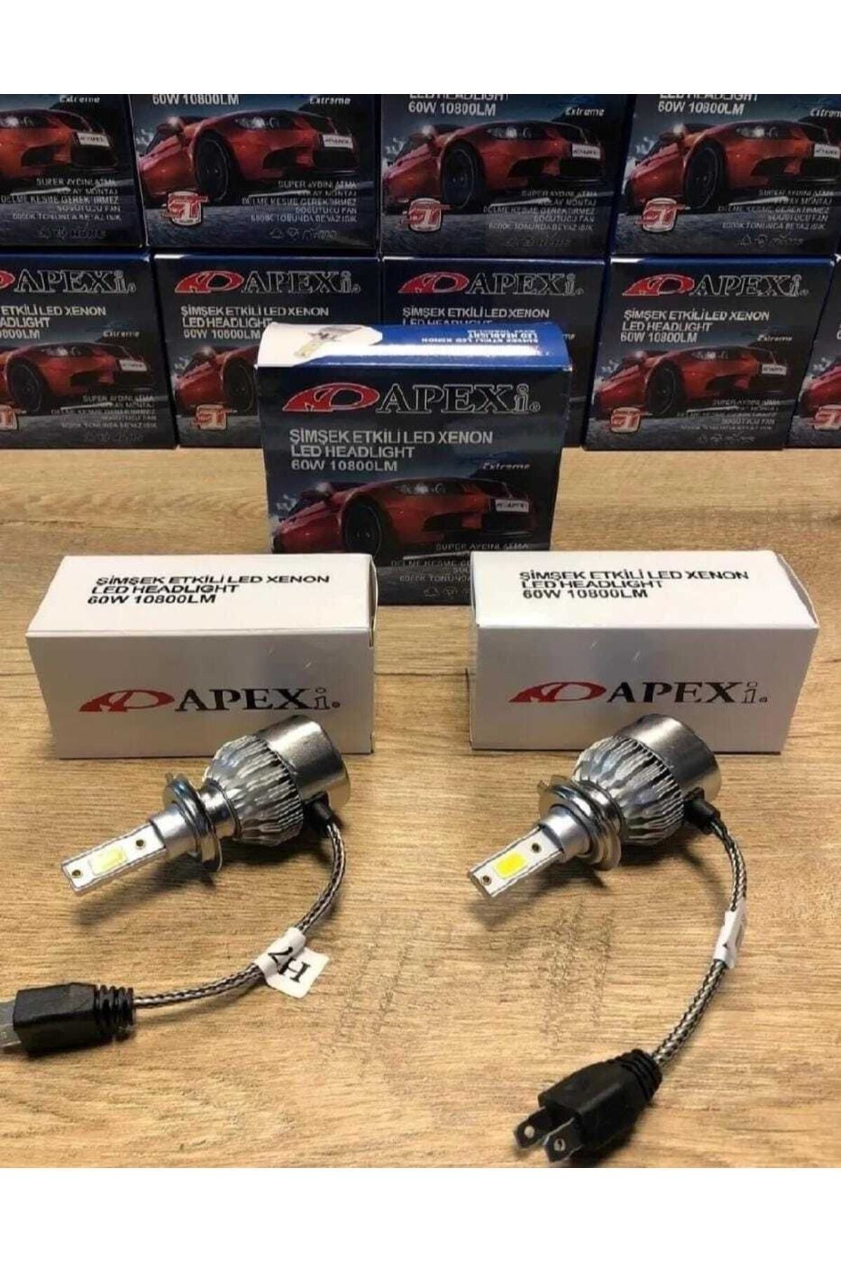 YSH TUNING Apexi Tofaş H4 Beyaz Led Xenon Kısa-uzun Ampulu Güçlü Işık ...