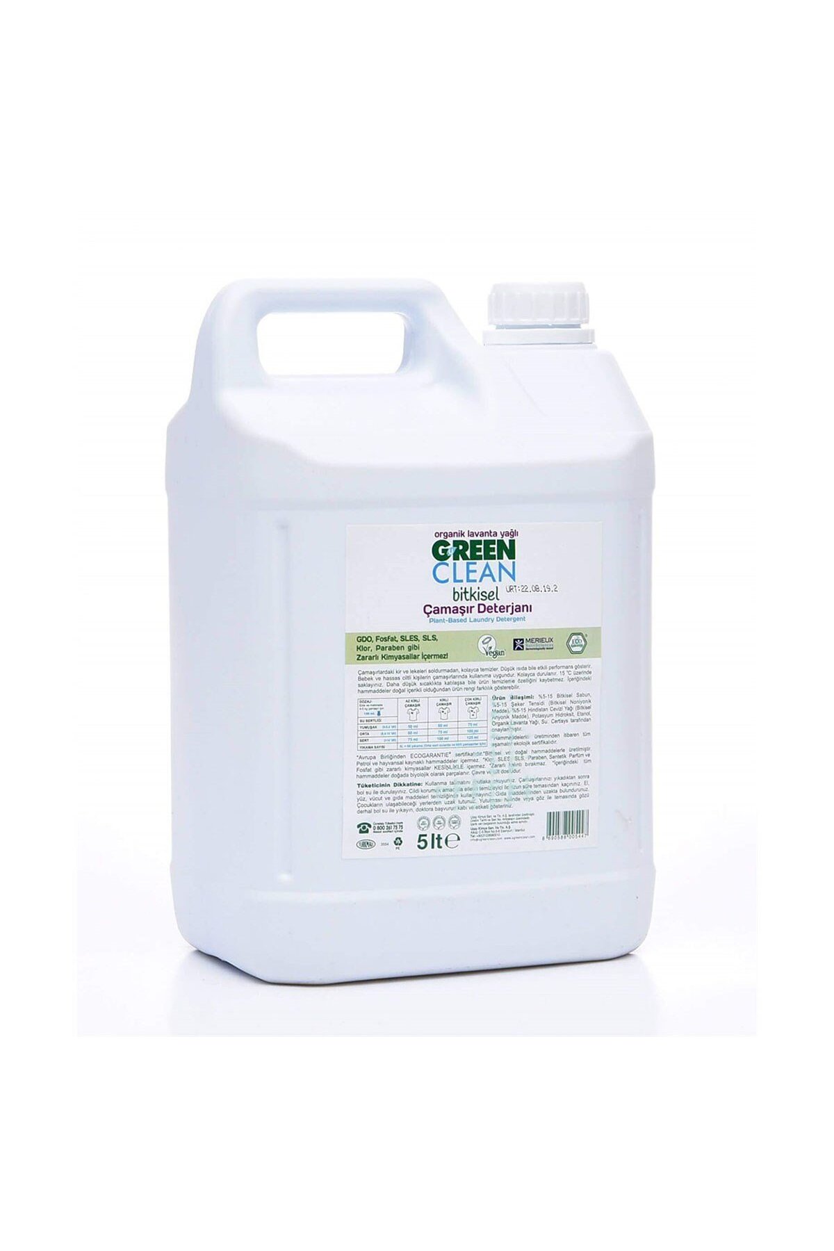 Green Clean Çamaşır Deterjanı 5 l Bitkisel Organik Yorumları, Fiyatı ...