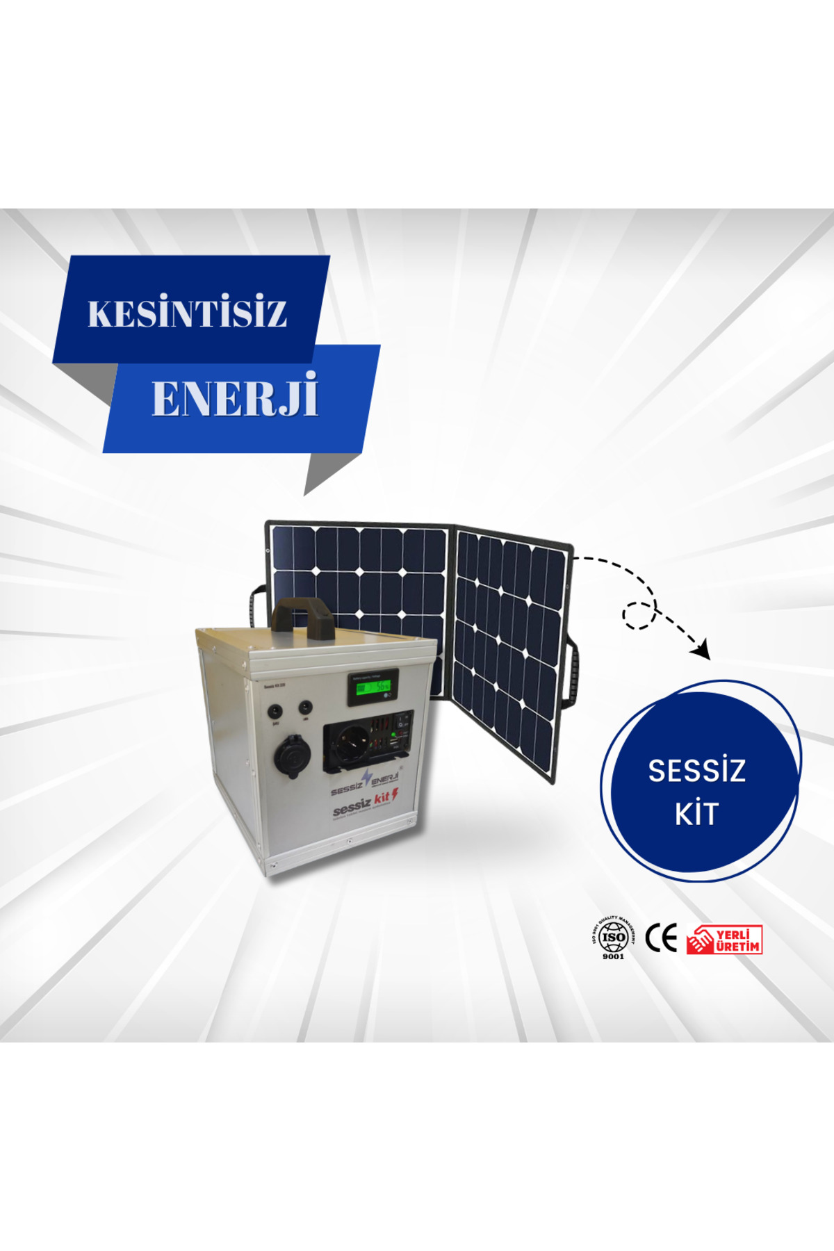 Sessiz Enerji Sessiz Kit 220 (50w 2Panelli) - Fiyatı, Yorumları