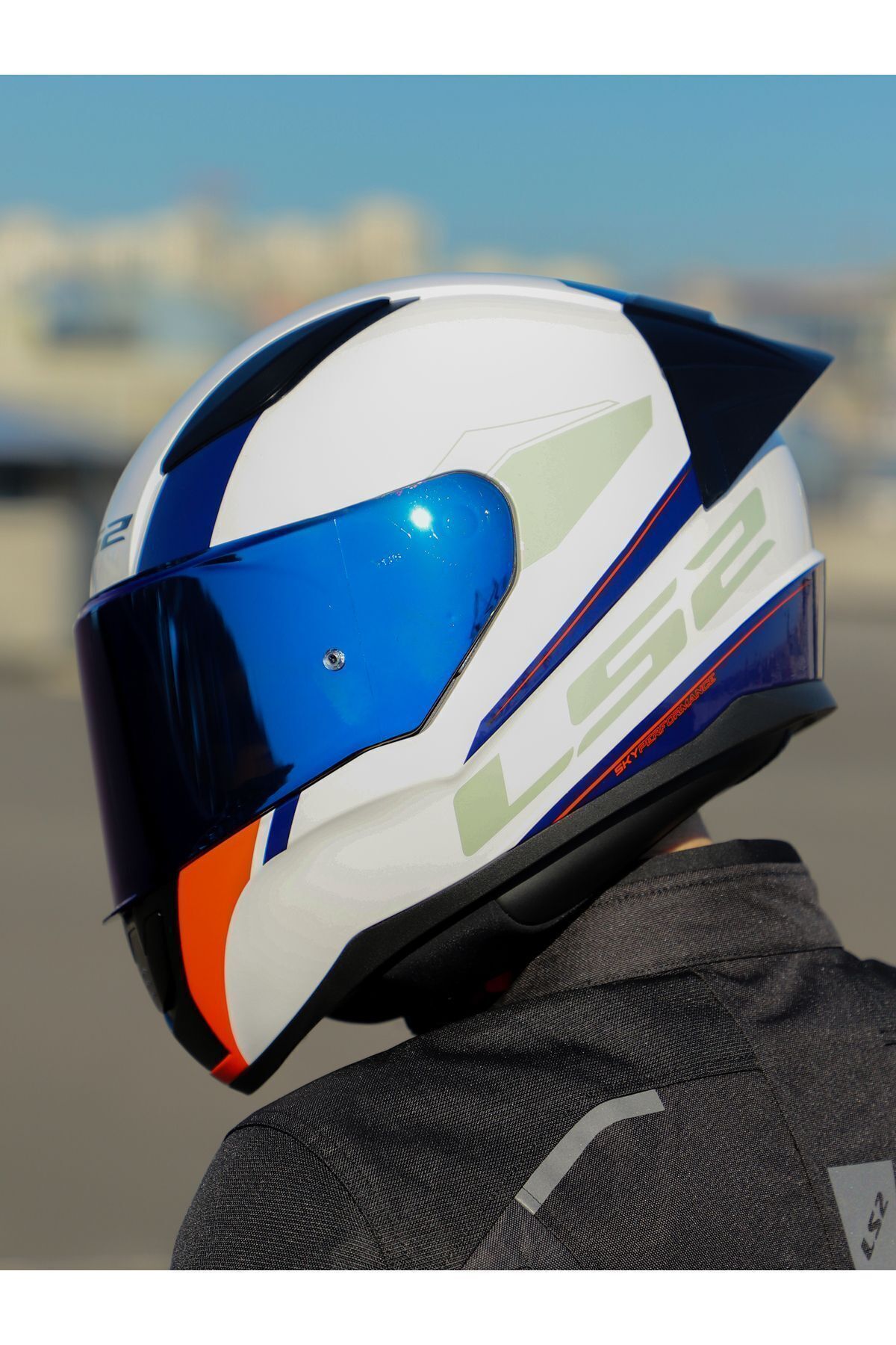 LS2 RAPID 2 RACE DRIVEWAY BEYAZ-MAVİ KASK Fiyatı, Yorumları - Trendyol