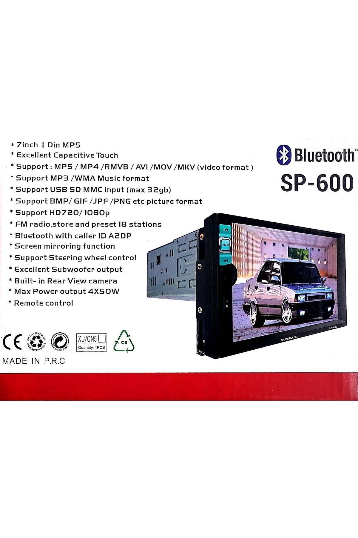 Sunplus Sp-600 Tofaş Şahin Uyumlu Double Teyp - Fiyatı, Yorumları