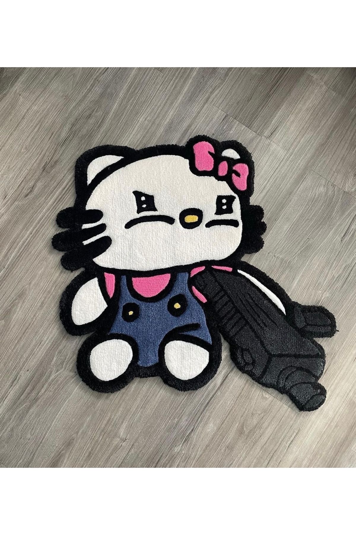 dogaf Hello Kitty Gangster Temalı Özel Tasarım El Yapımı Halı - Fiyatı ...