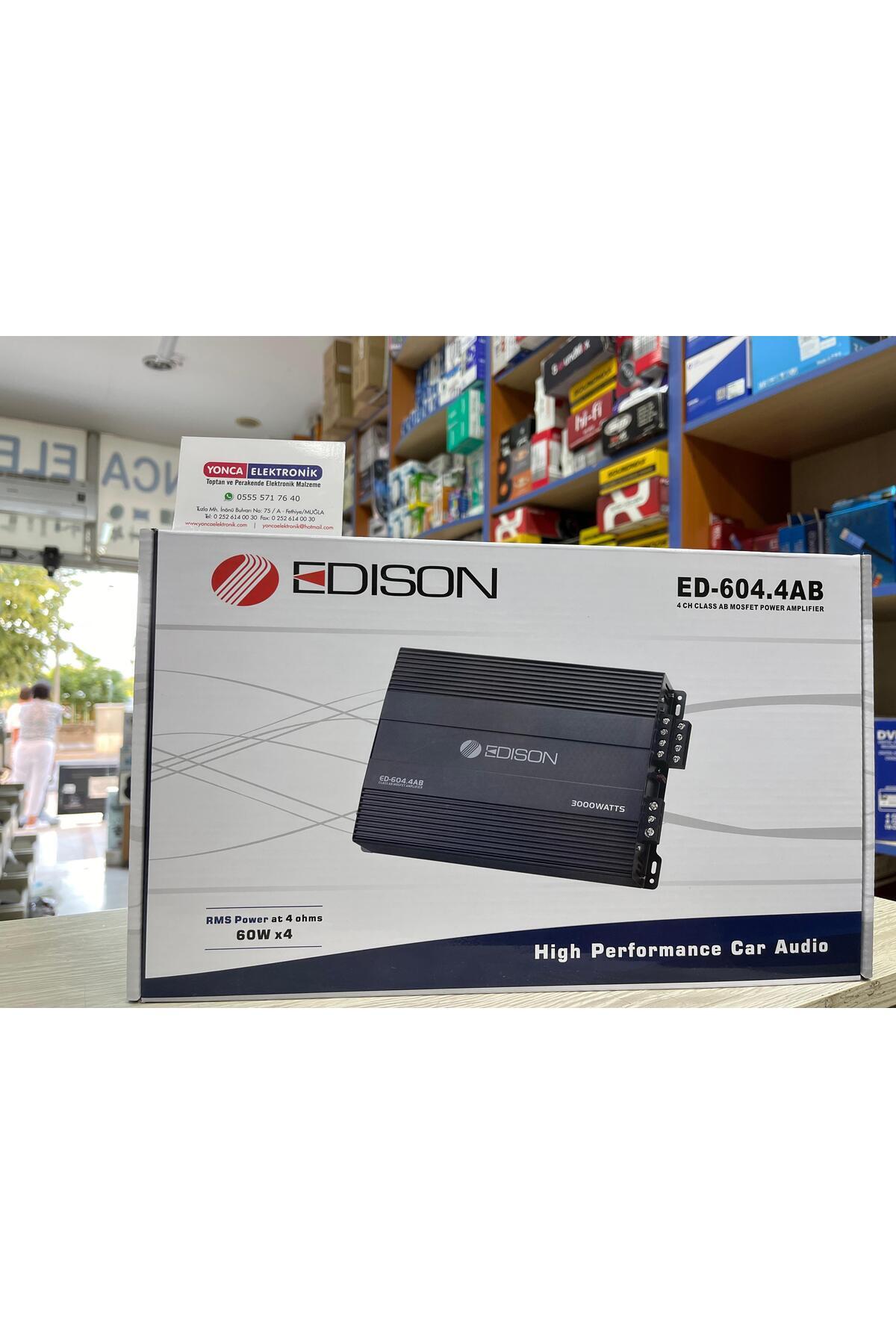 Edison OTO AMFİ 4 KANAL 3000W Fiyatı, Yorumları - Trendyol