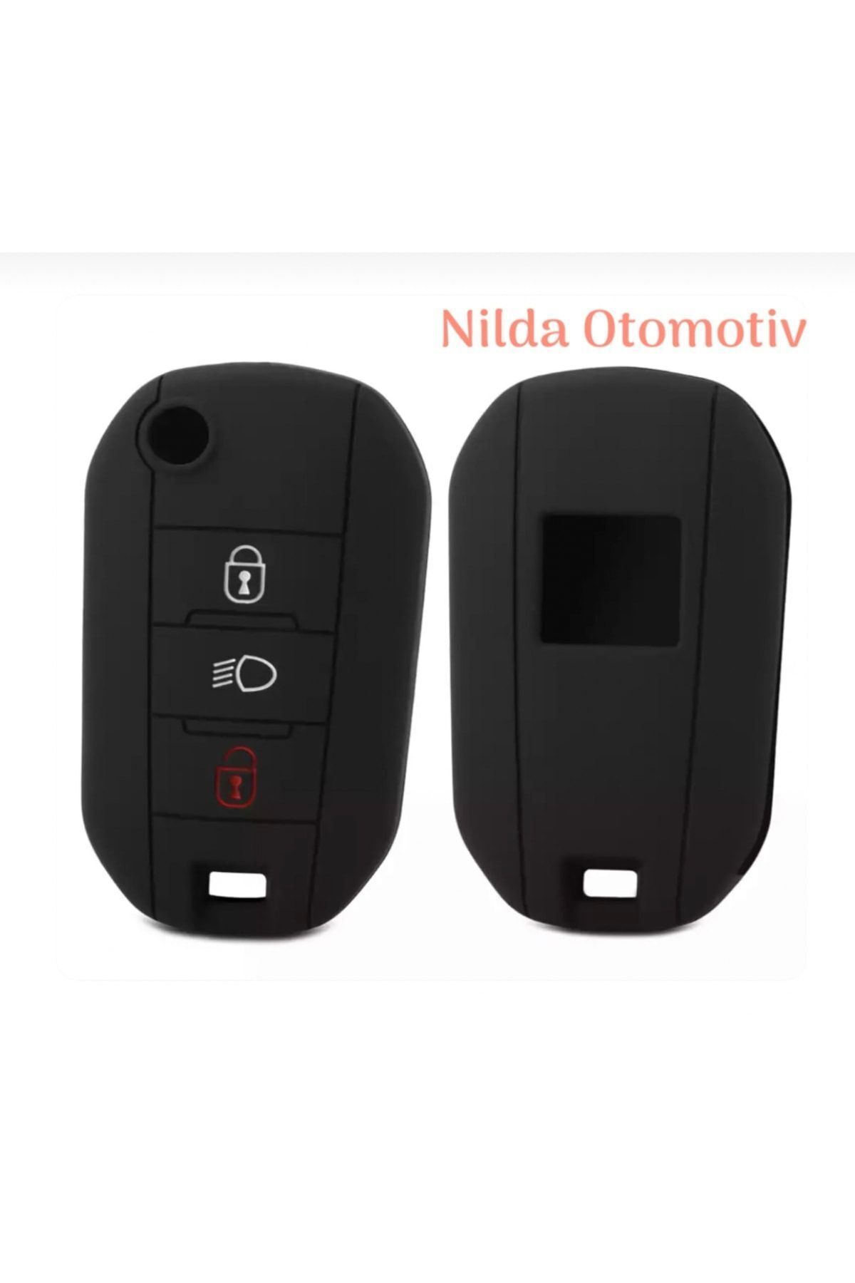 Genel Markalar Peugeot 208 308 408 508 2008 3008 4008 5008 Rifter Silikon Anahtar Kılıfı Siyah ...