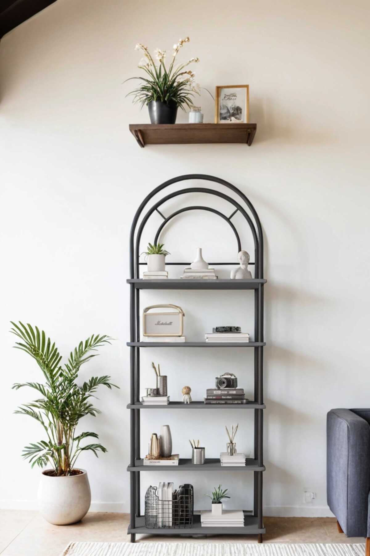 Mobitopya Çevir Kur Bohem Çok Amaçlı Raf Dolap Antrasit 199*71*29 Cm ...