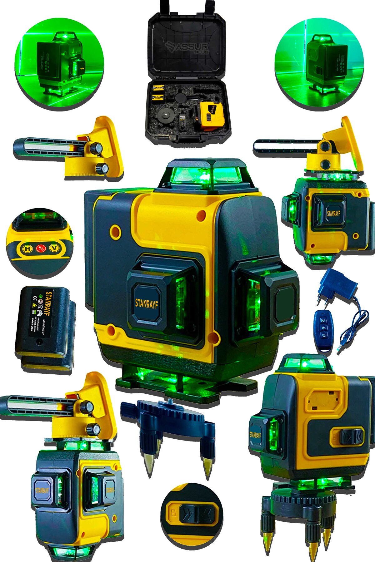 Hilta Power H-TECH F7500 999 VF Çift Akülü Boya Tabancası Sprey Boya ...