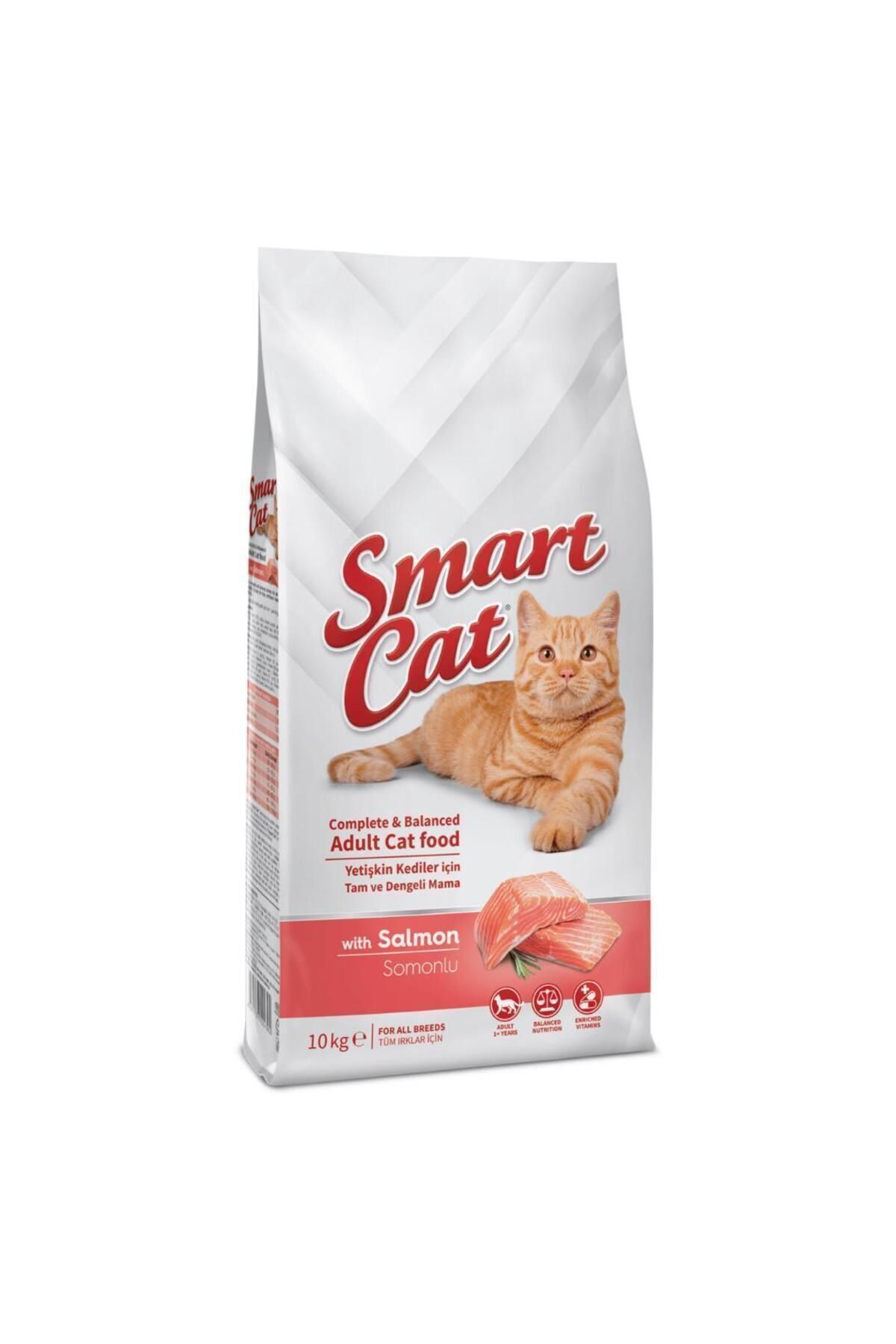 SMARTCAT Smart Cat Somonlu Yetişkin Kedi Maması 10 kg - Fiyatı, Yorumları