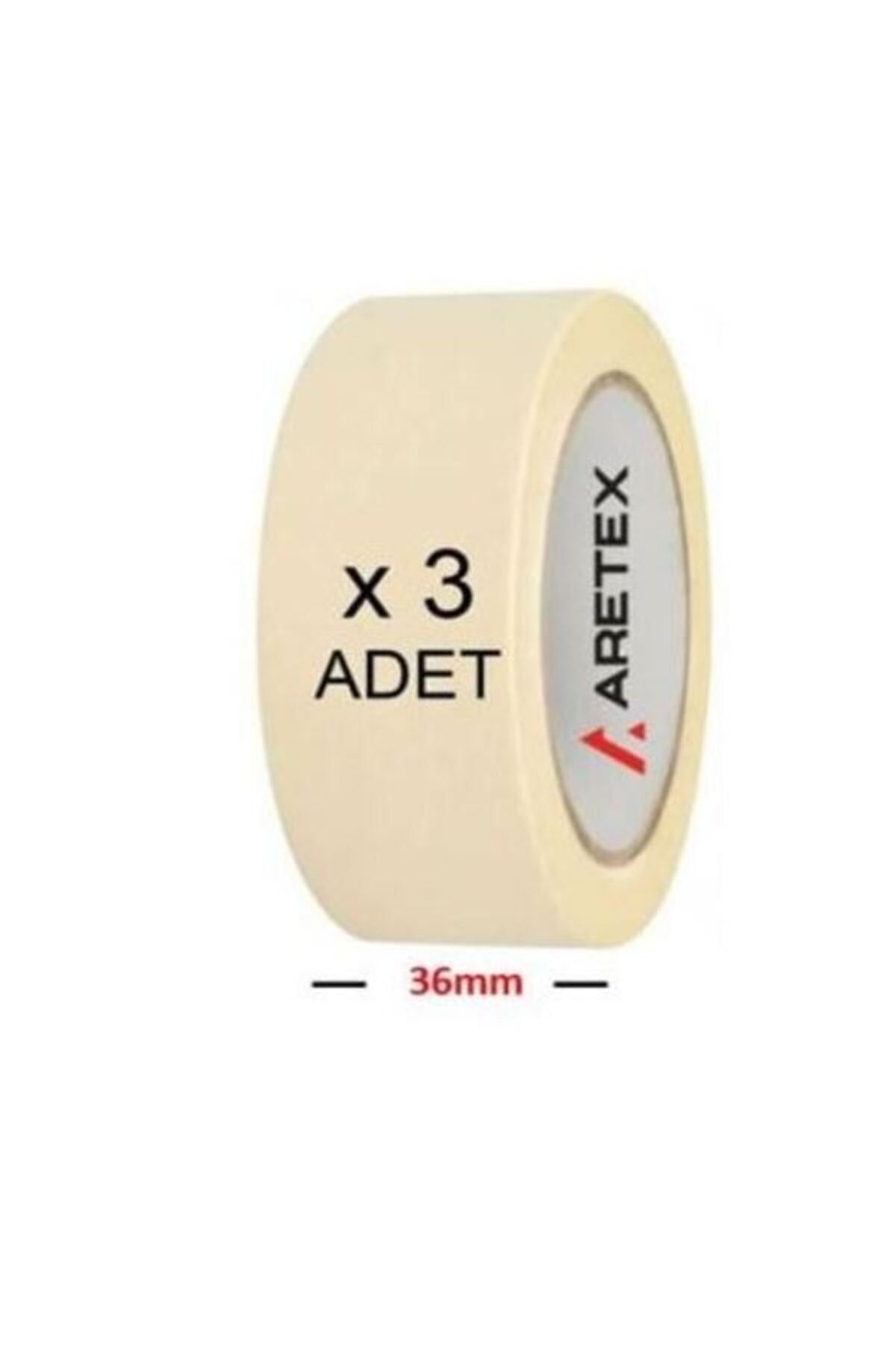 ARETEX 3 Adet Kağıt Bant 36mm Maskeleme Bandı Boya Bandı - Fiyatı ...