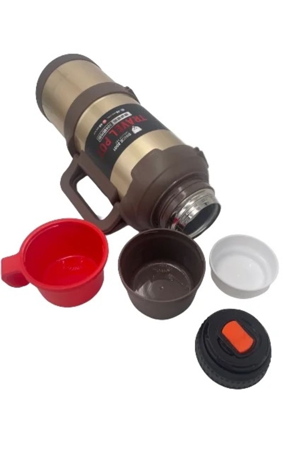 new power plus Travel Pot 3.6 Litre 48 Saat Sıcak Soğuk Dağcı Termos 3 ...