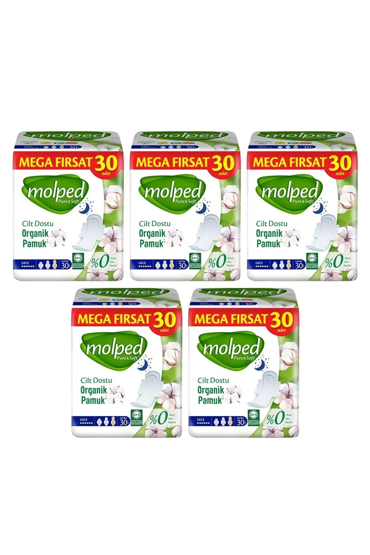 Molped Pure Soft Mega Fırsat Gece Ultra 30'lu 5 Paket Fiyatı, Yorumları ...