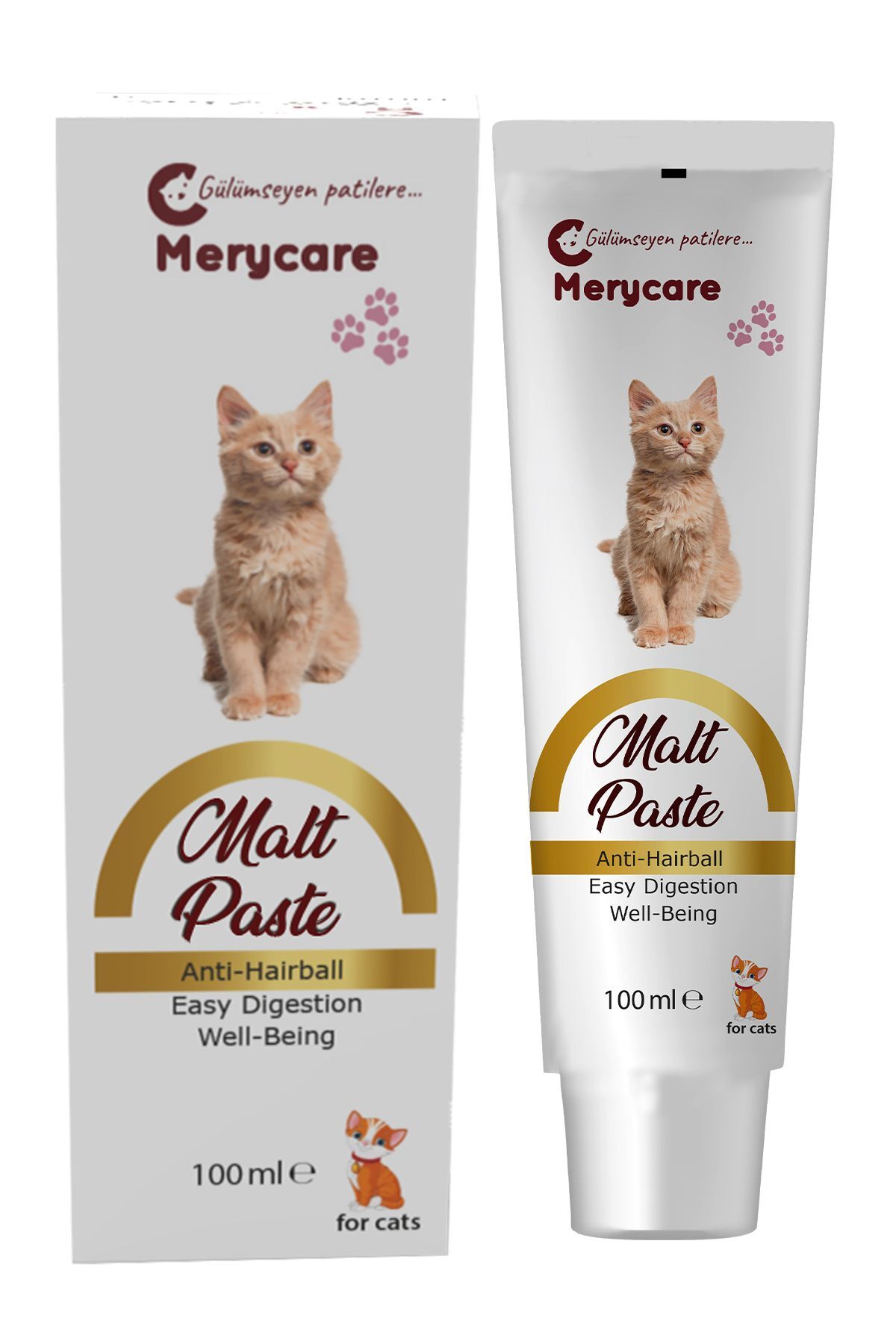 MERYCARE Malt Paste Anti Hairball Nefis Lezzetli Özel Formülasyon - Fiyatı, Yorumları