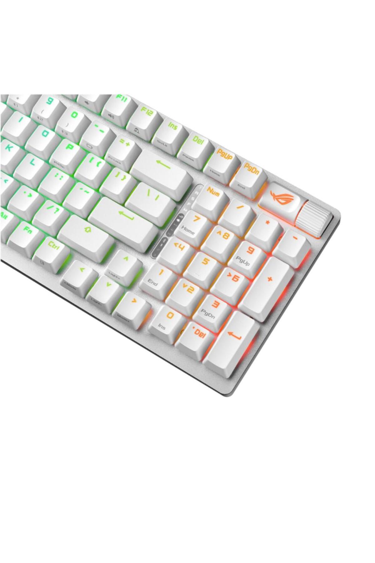 ASUS ROG STRIX SCOPE II 96 NX Snow Switch Türkçe RGB Kablosuz Beyaz ...