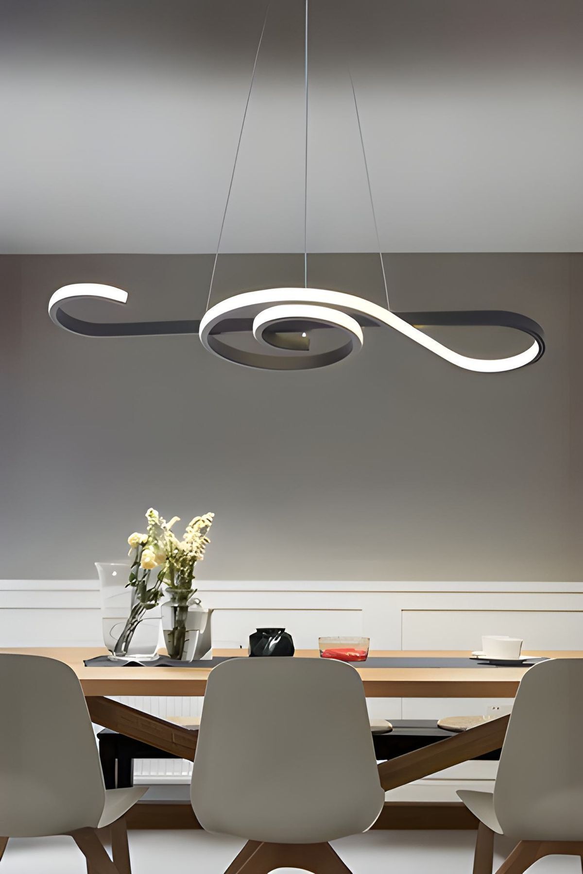 Luna Lighting Modern Luxury Melodi Led Avize Siyah Sarkıt Avize Fiyatı ...