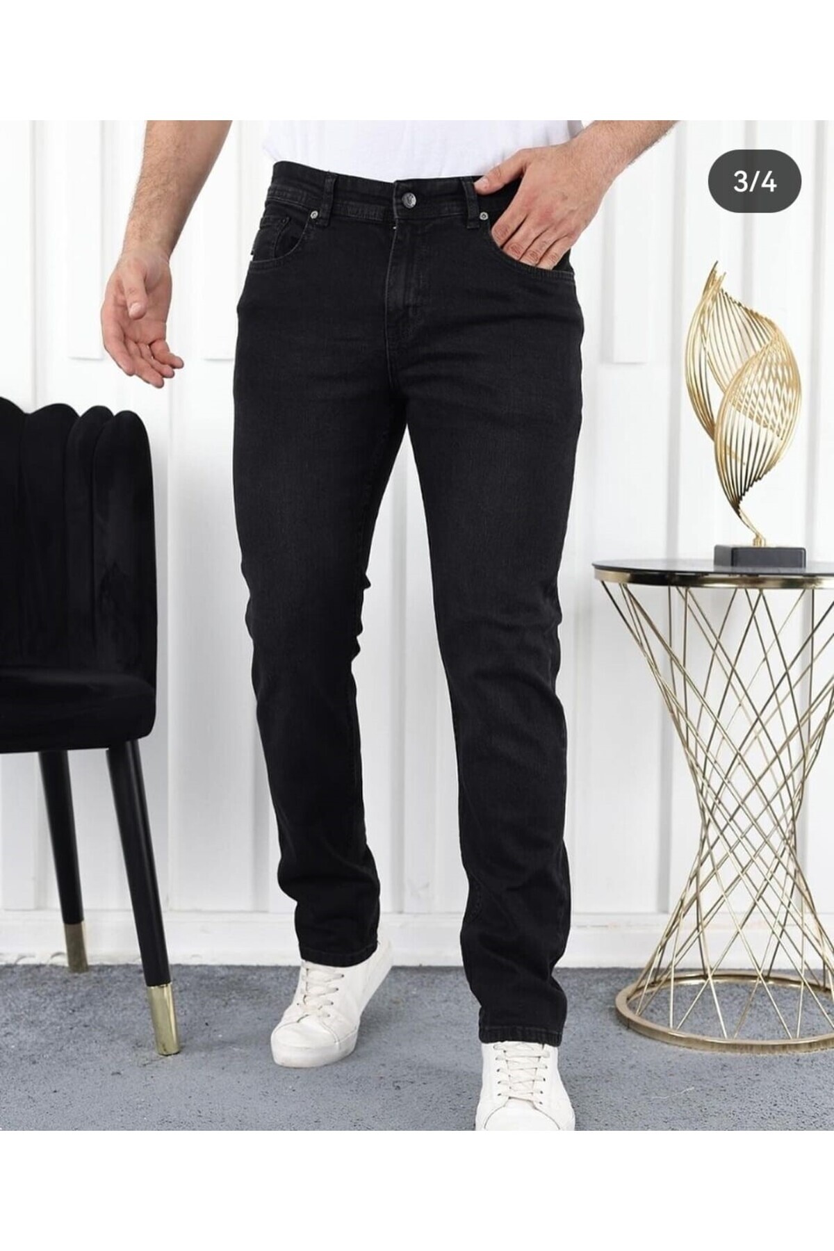 ESPALO JAES espalo jeansi likrali örme kot pantolon yüksek kalite RENG ...