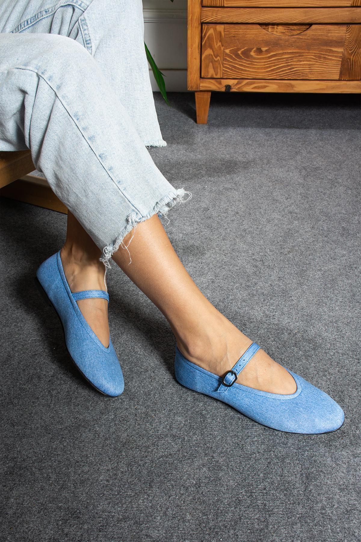Tulin Shoes Eldora Kadın Babet Kot - Fiyatı, Yorumları