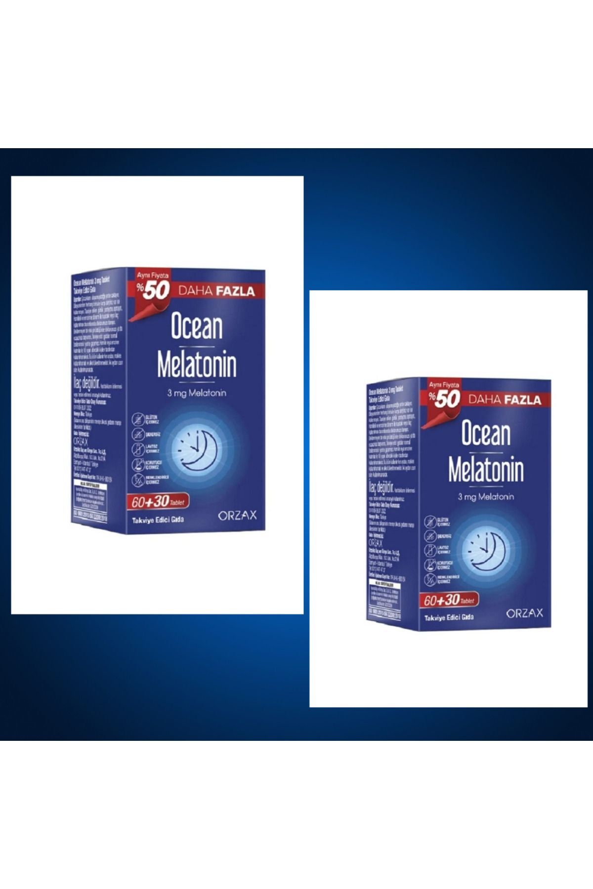 Oceann Ocean Melatonin 3 Mg 90 Tablet 2 adet - Fiyatı, Yorumları