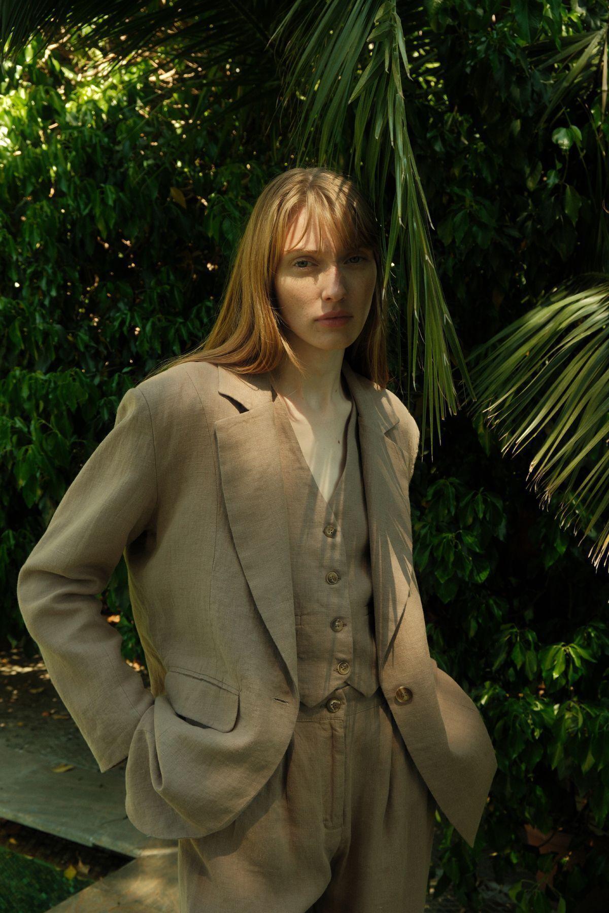 Mathilda By Çiğdem Bilici Kadın Keten Special Edition Oversize Ceket ...