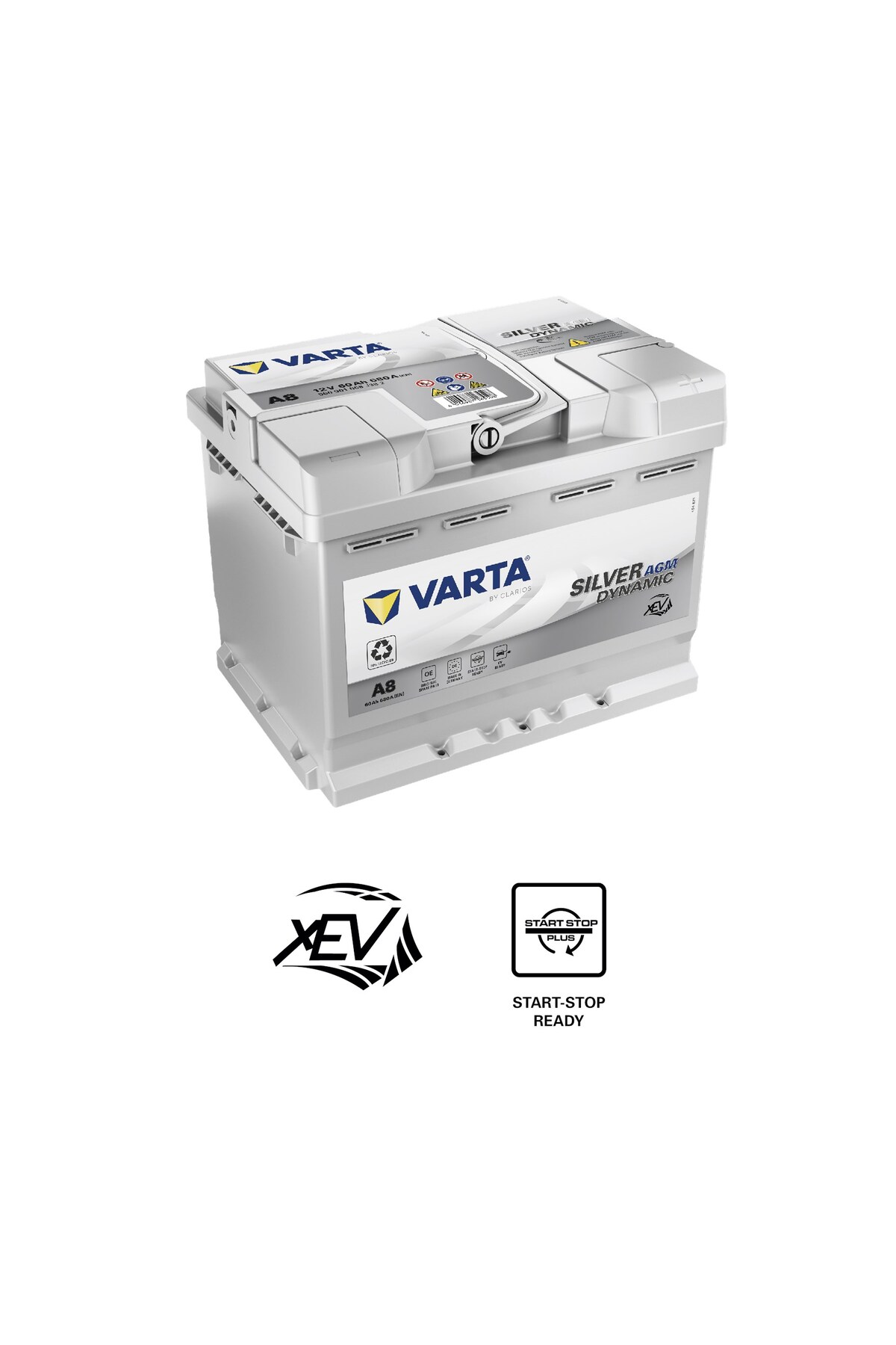 Varta D52 12v 60 Ah 680a Agm Start-stop Silver Dynamic Akü (ÜRETİM YILI ...