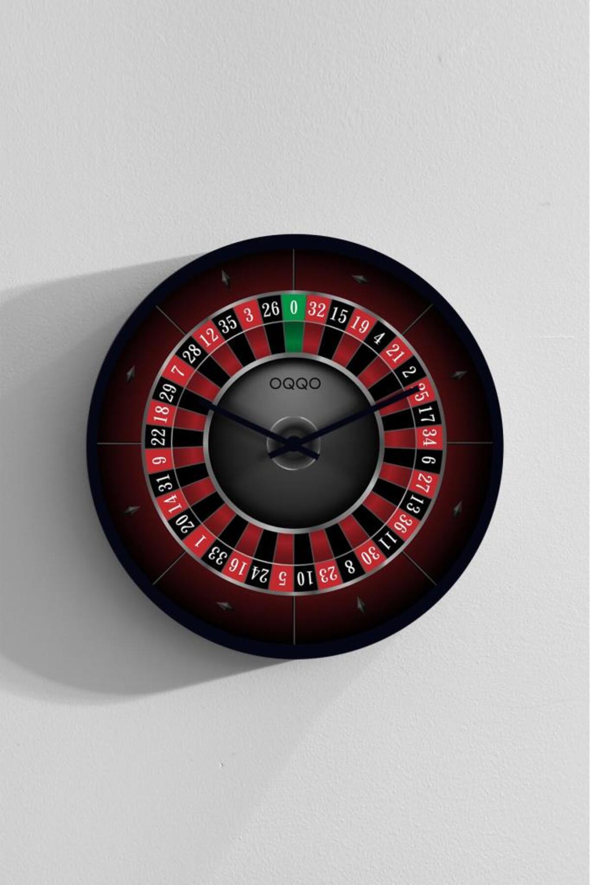 OQQO Roulette 30 Cm El Yapımı Ahşap Duvar Saati Fiyatı, Yorumları ...