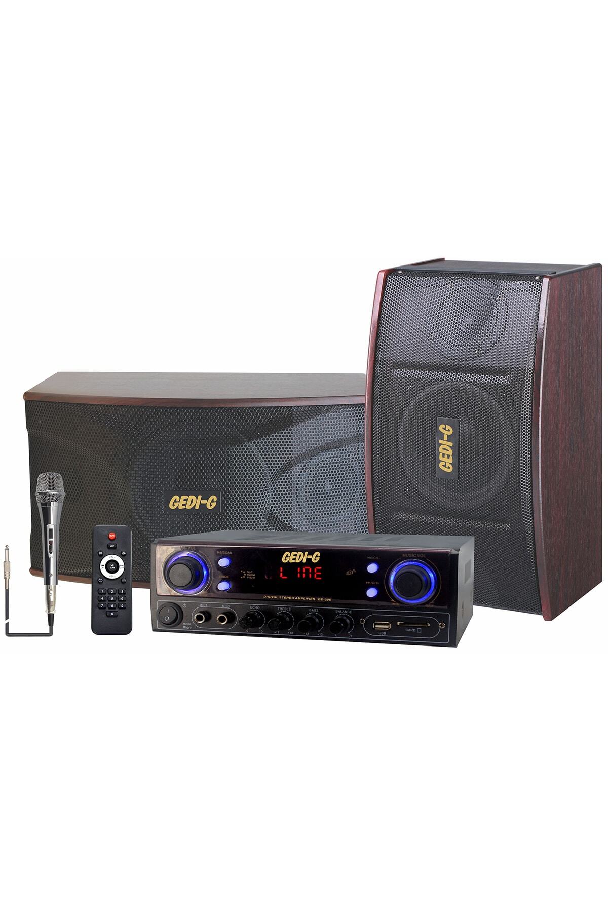 Gedi-g Gd206 2x6.5 Inc Party Tip Bluetooth Hoparlör - Speaker Fiyatı ...
