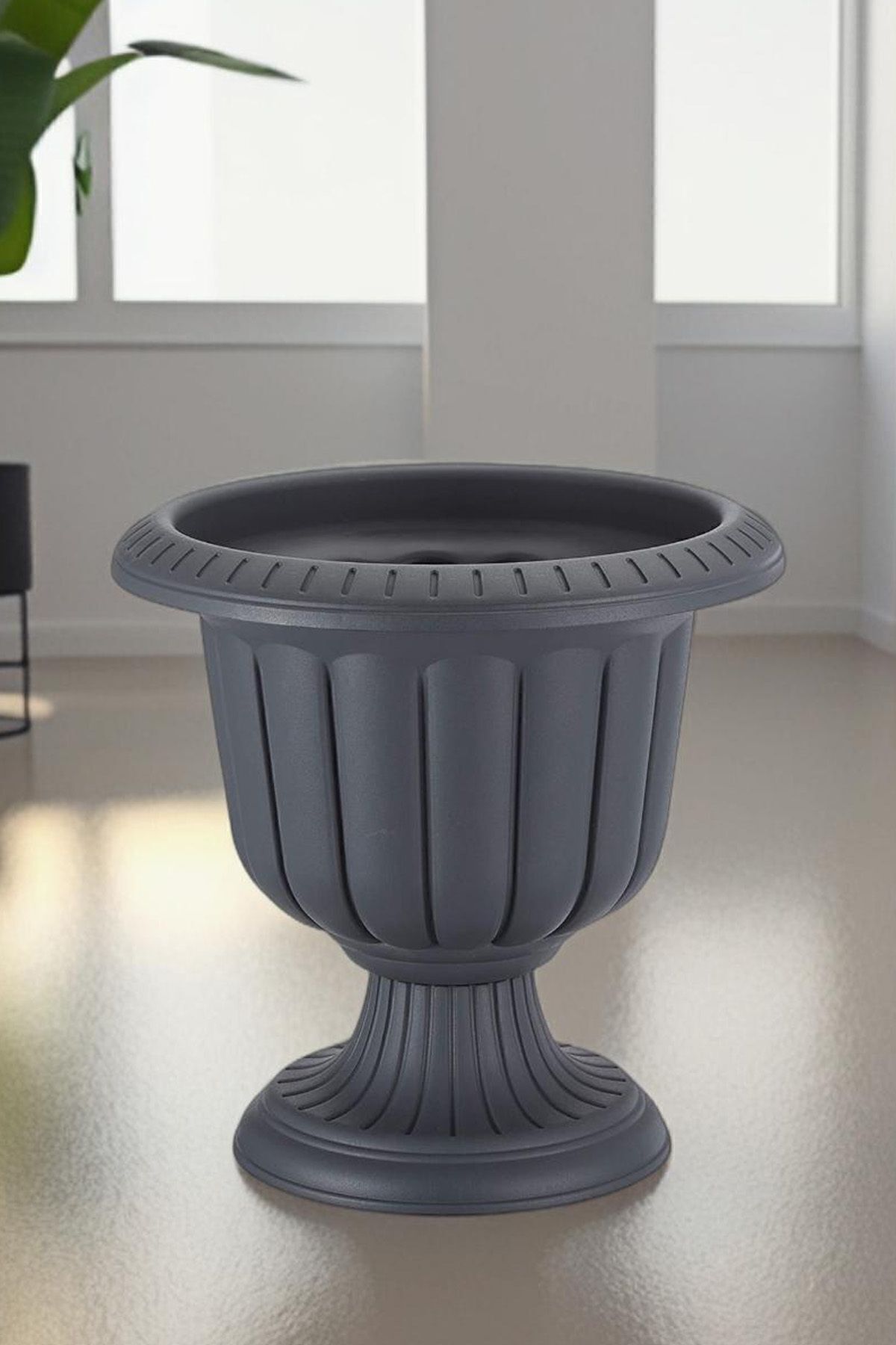 ToXA 6 Litre Nergiz Plastik Saksı No0 30cm Antrasit Gri Fiyatı ...