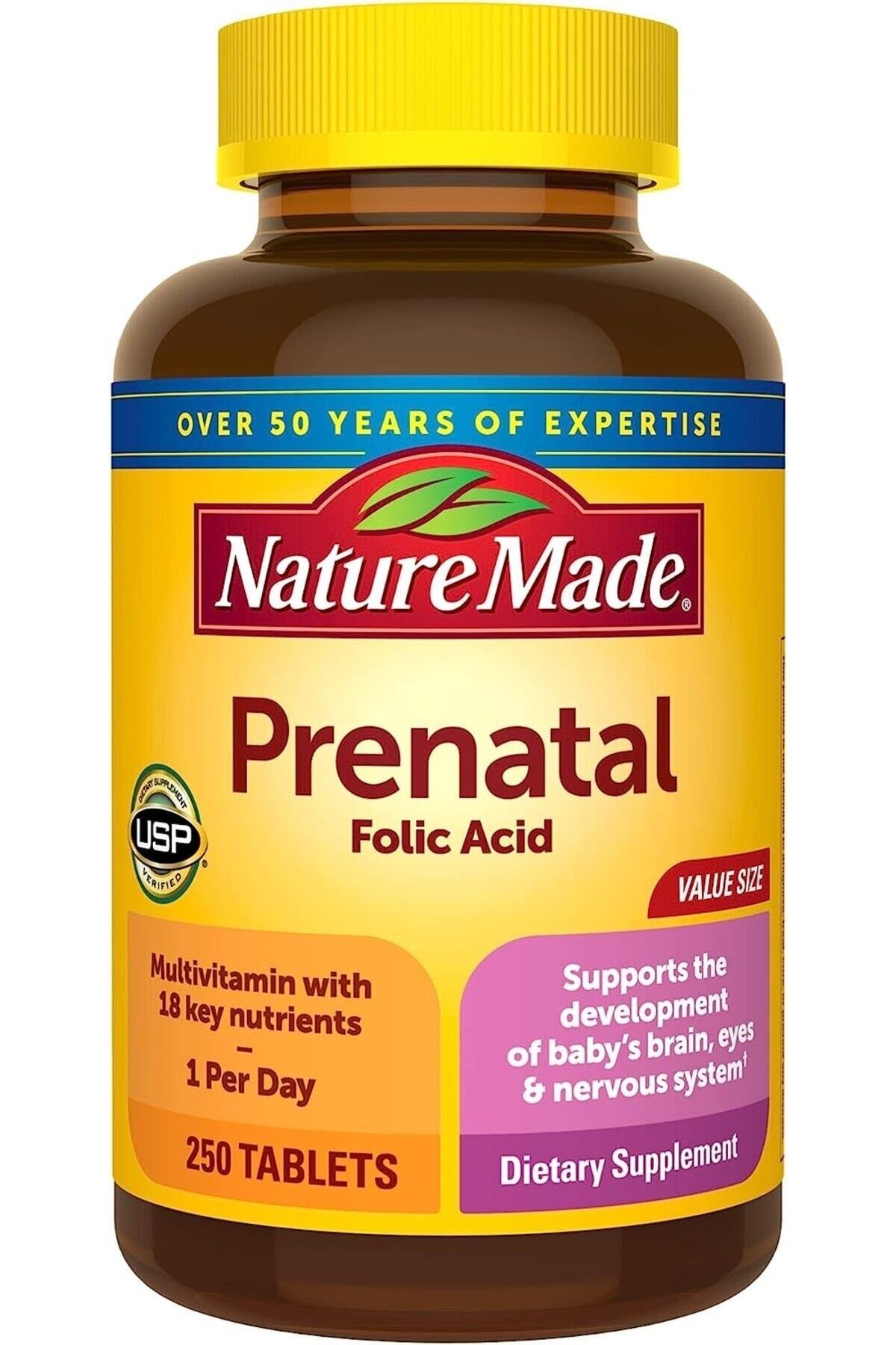 Nature Made Prenatal Folic Acid 250 Tablet - Fiyatı, Yorumları