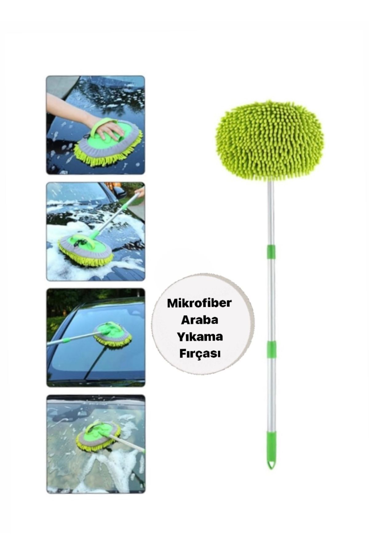 Mi-ÇA HOME Çok Fonksiyonlu 2 in1 Mikrofiber Araba Yıkama Fırçası ...